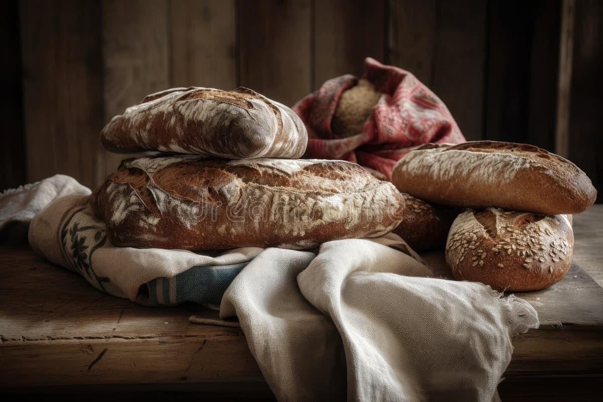 Rustic Loaves Stock Illustrations – 244 Rustic Loaves Stock ...
