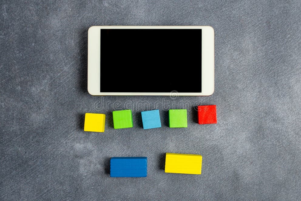 Sample Cube Rectangular Boxes Polished with Multi-Colour Symbolizing ...