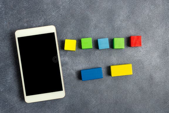 Sample Cube Rectangular Boxes Polished with Multi-Colour Symbolizing ...