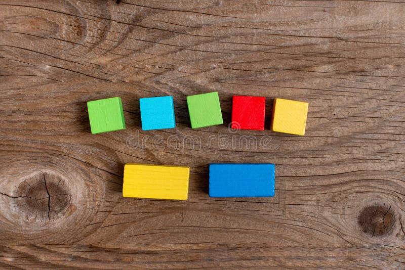 Sample Cube Rectangular Boxes Polished with Multi-Colour Symbolizing ...