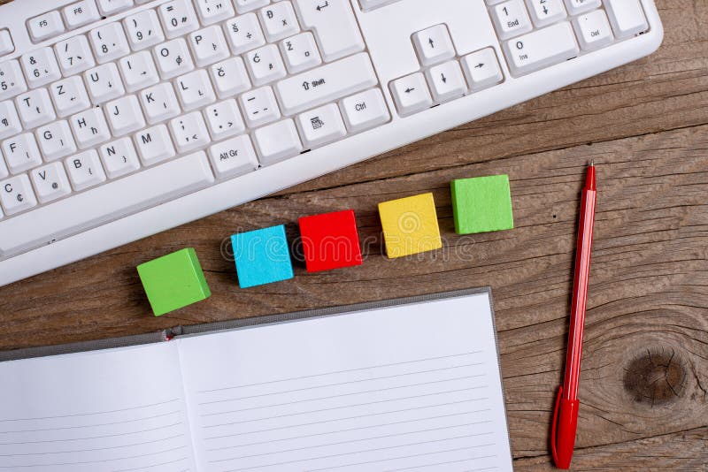 Sample Cube Rectangular Boxes Polished with Multi-Colour Symbolizing ...