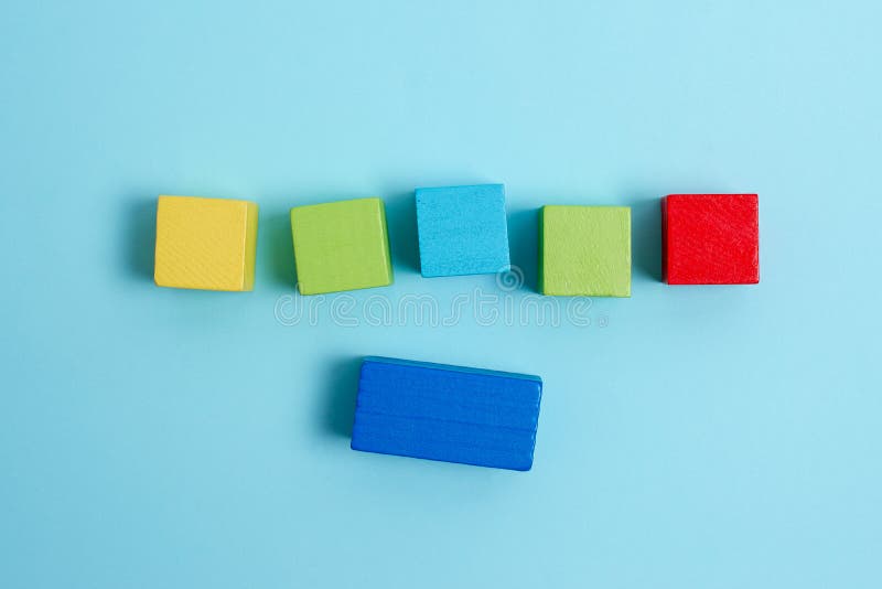 Sample Cube Rectangular Boxes Polished with Multi-Colour Symbolizing ...