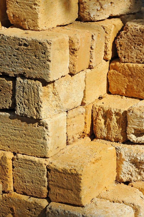 Stack of sandstone brick stock image. Image of ecological - 101072251