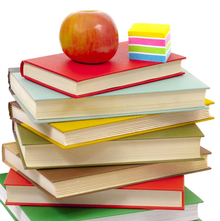 Stack of school textbooks stock photo. Image of books - 10750734