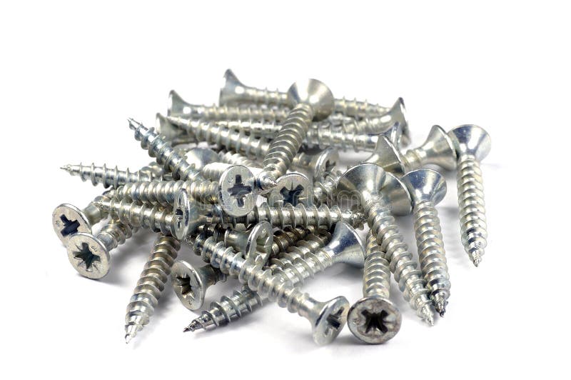 Stack of Screws stock photo. Image of objects, pointed - 193984