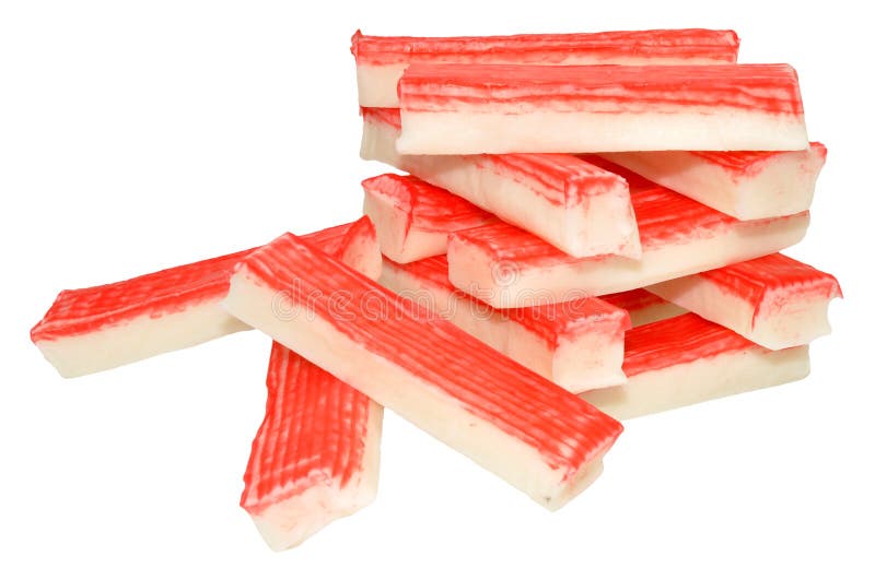 Stack of Seafood Sticks stock photo. Image of crab, diet - 38342368