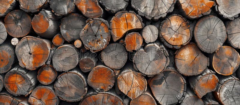 Pile of Cut Down Firewood stock photo. Image of texture - 313009508