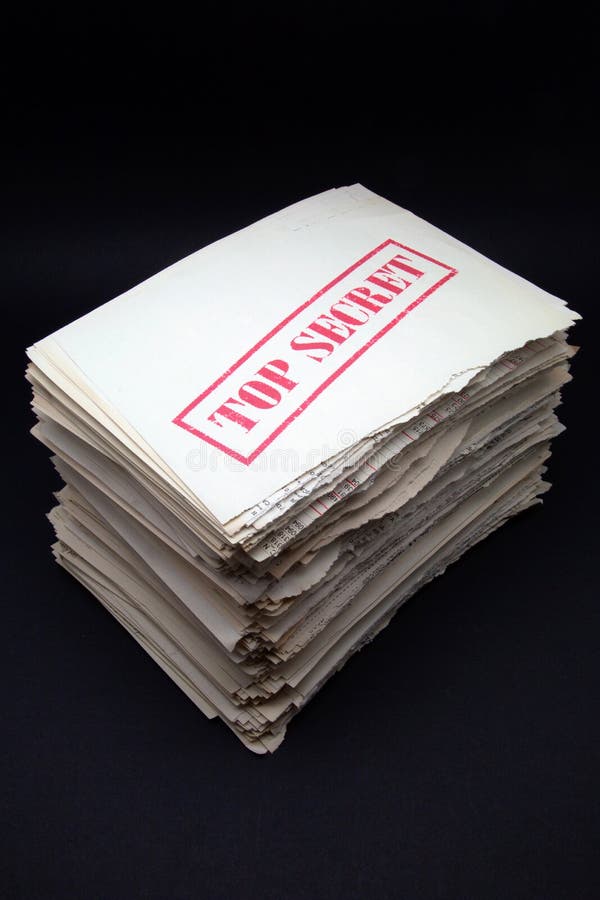 Stack of secret documents stock image. Image of stamp - 50098753