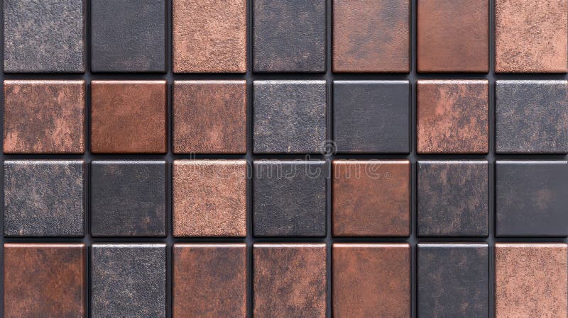 Stack of Semigloss, 3D Blocks Creating a Rectangular Block Background Using Textured Natural ...