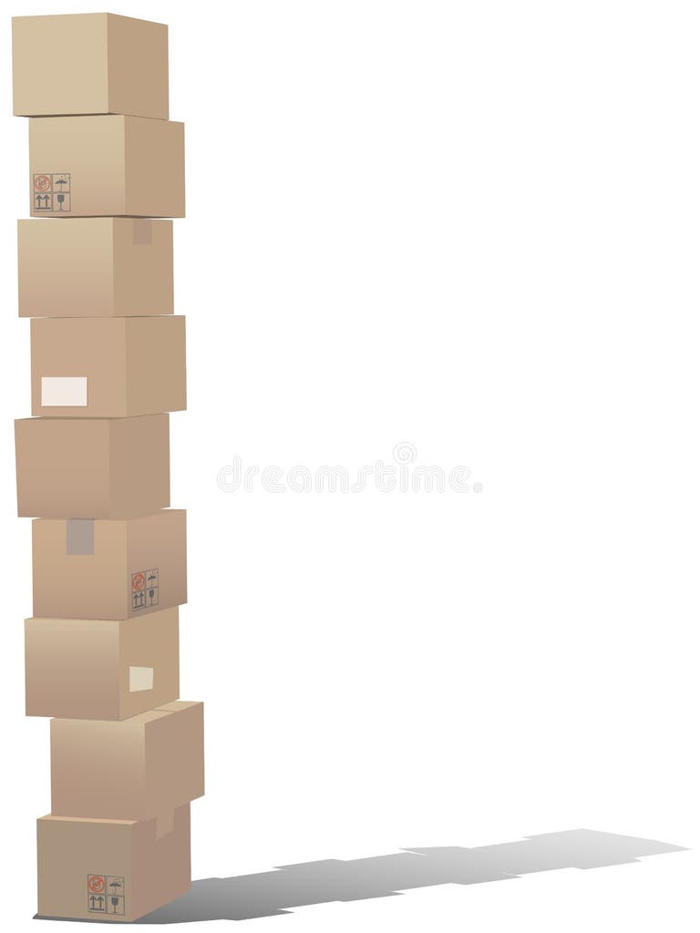 Stacked Boxes Clip Art Stock Illustrations – 145 Stacked Boxes Clip Art ...