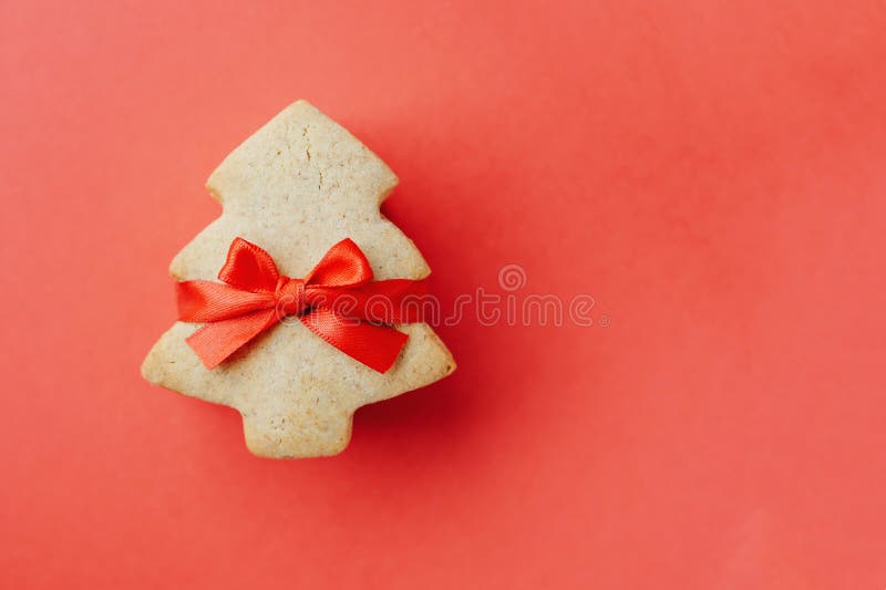 Stack of Shortbread Cookies in the Shape of Christmas Tree Tied with ...