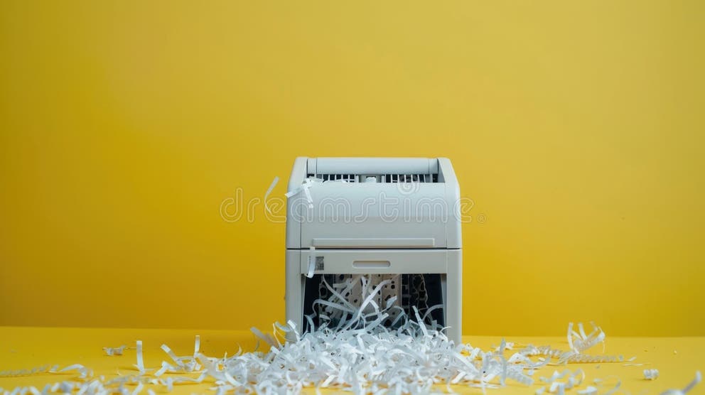 A Stack of Shredded Documents or Papers, Often Used for Secure Disposal ...