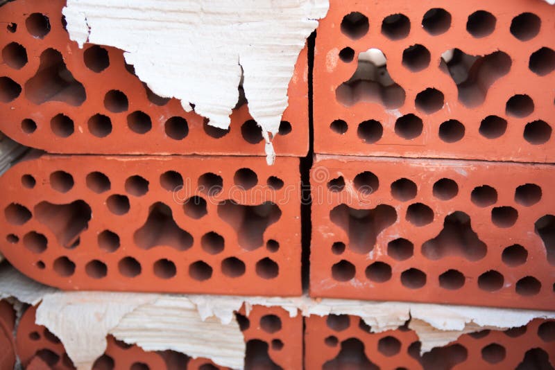 Stack of Silicate Bricks. Closeup. Stock Photo - Image of stack, paper ...