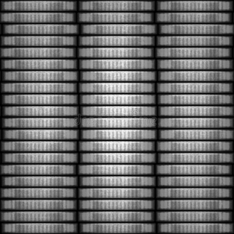 Stack of Silver Coins Texture Stock Illustration - Illustration of ...