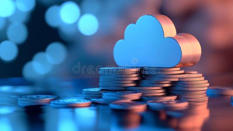 A Stack of Silver Coins with a Trading Chart Representing the Financial ...