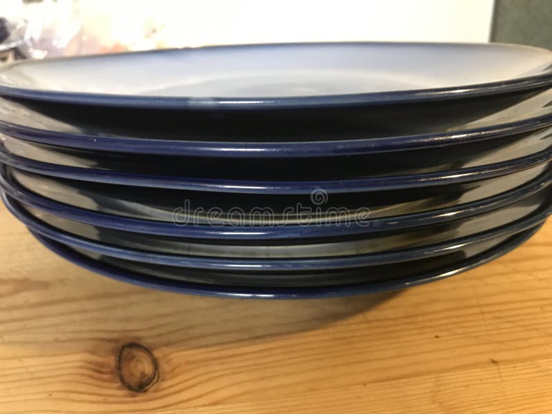 Six Dark Blue Plates Stock Photos - Free & Royalty-Free Stock Photos ...