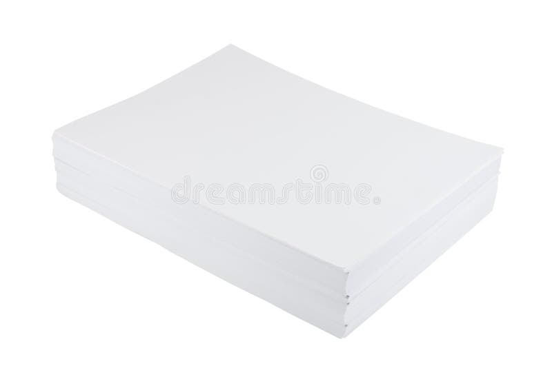Stack of A4 Size White Paper Sheet Stock Image - Image of archives ...