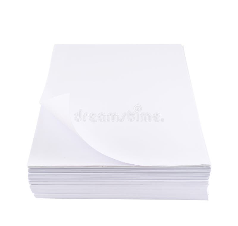 Stack of A4 Size White Paper Sheet Stock Image - Image of paper ...