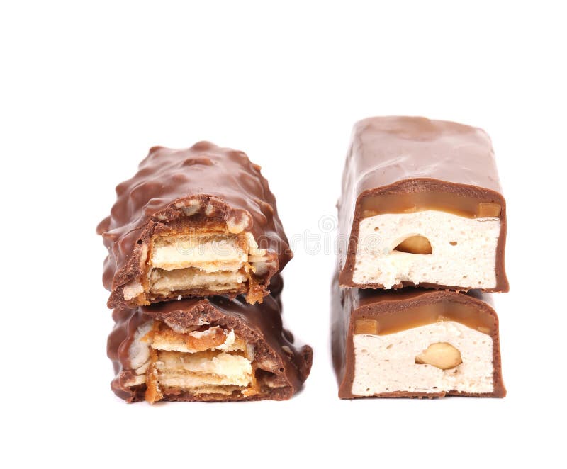 Stack of Sliced Chocolate Bar. Stock Photo - Image of pleasure ...