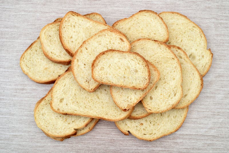 Stack of Sliced Homemade White Bread on the Table Stock Photo - Image ...
