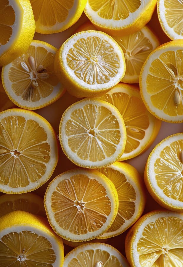 Stack of Sliced Lemons stock image. Image of sliced - 315771579