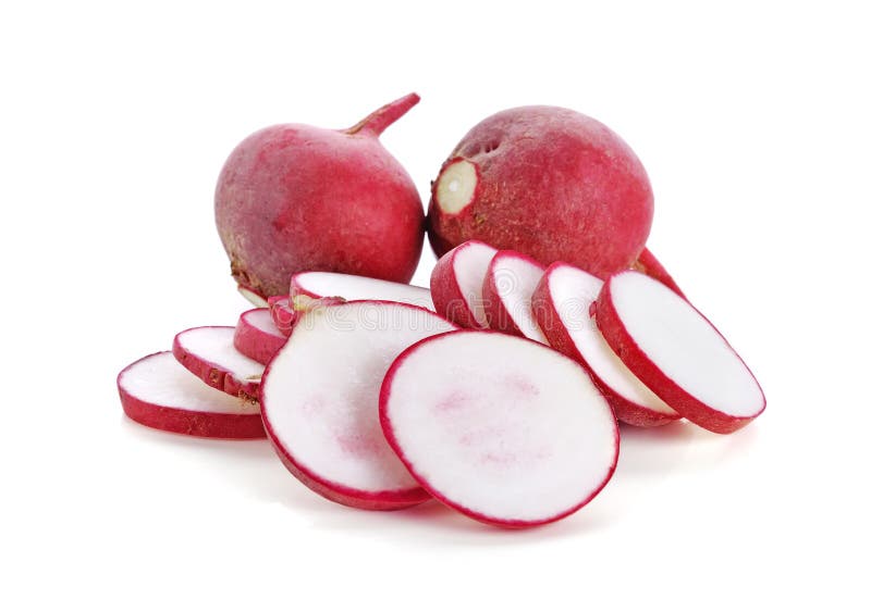 Radishes, Cut in Thin Slices Stock Image - Image of spring, close: 74125423