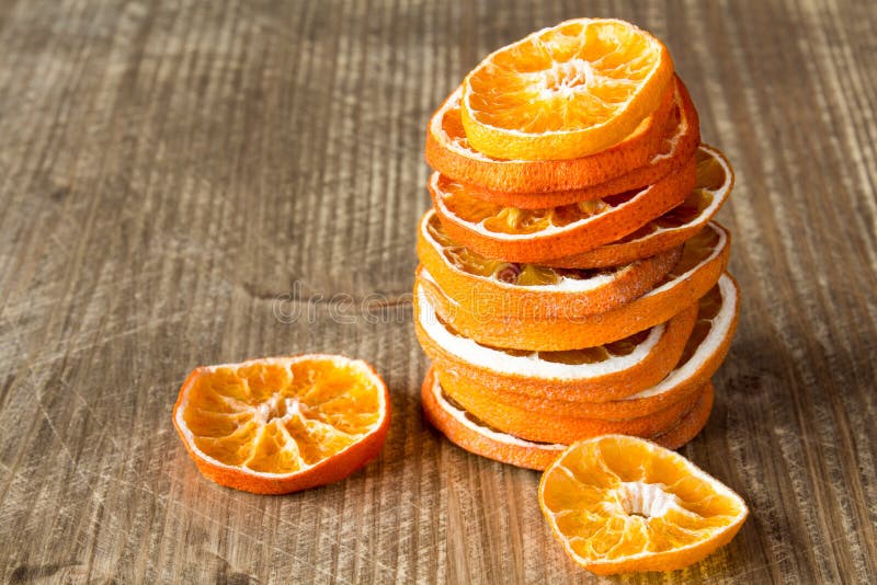 Stack from Slices of Dry Orange Stock Image - Image of healthy, food ...