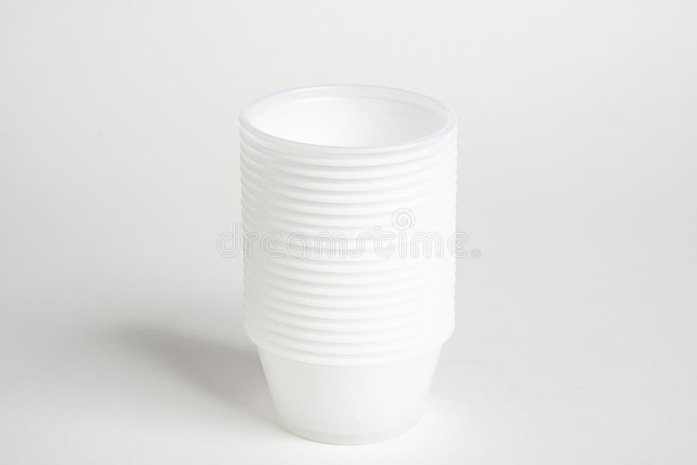Stack of Specimen Plastic Container Stock Image - Image of material ...