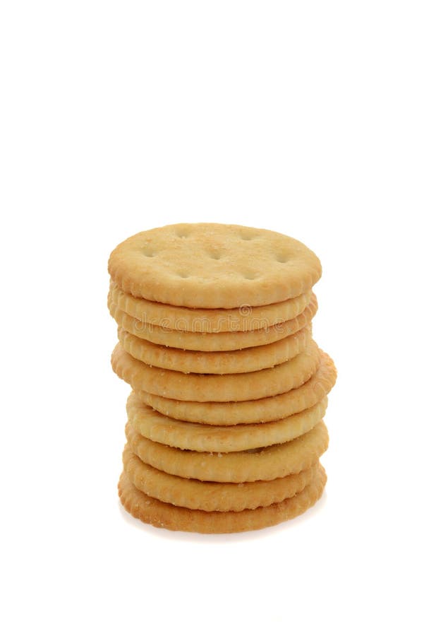 Stack small round crackers stock photo. Image of cookie - 61944142