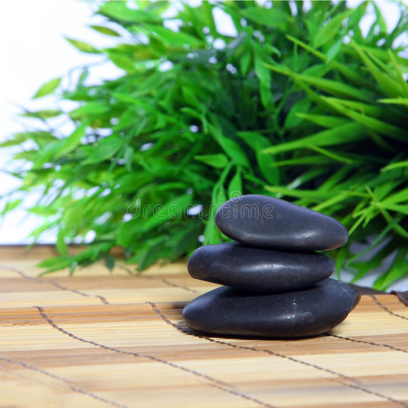 Spa Massage Stones in Water Stock Photo - Image of relaxation, resort ...