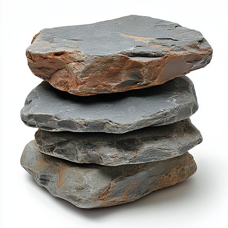 Stack of Smooth, Natural Stones Arranged in a Calming Display Stock ...