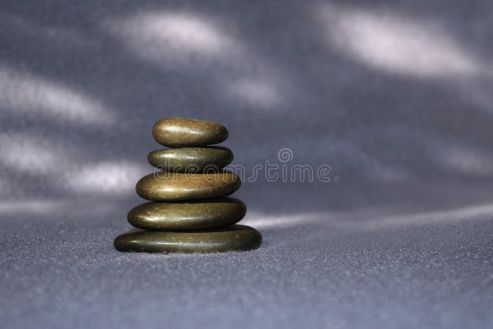 Stack of smooth stones stock photo. Image of greece, marker - 57757324