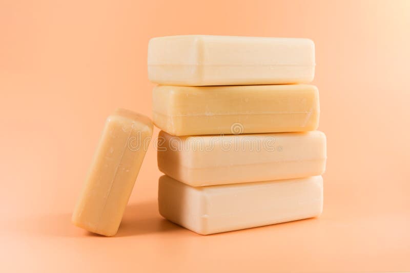 Stack of Soap Bars Isolated on White Stock Photo - Image of beauty ...