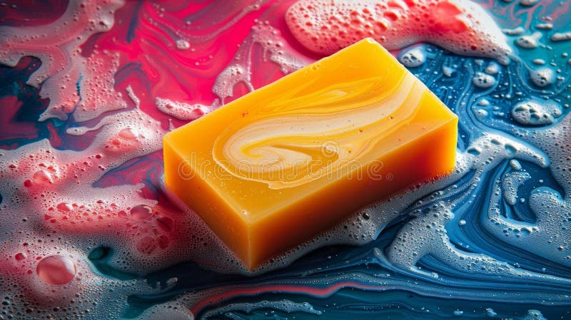 Stack of Soap Bars on Table Stock Image - Image of care, handmade ...