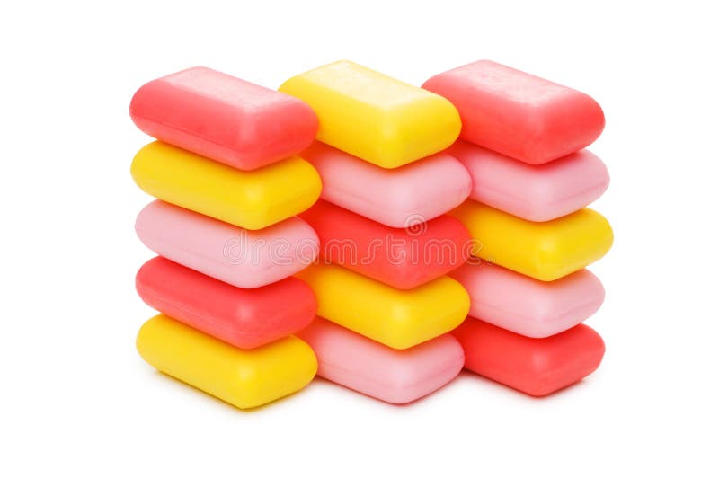 Stack of soap isolated stock image. Image of cleanser - 10118883