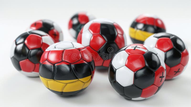 Stack Soccer Balls Forming Stock Photos - Free & Royalty-Free Stock ...