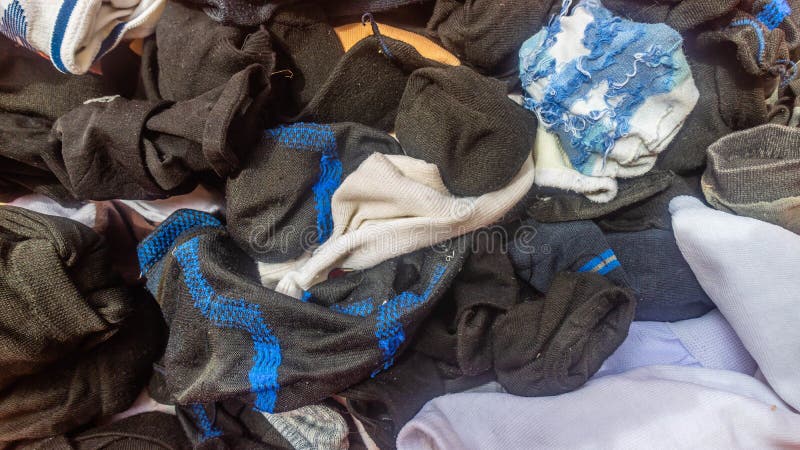 Stack of Socks in the Background Stock Photo - Image of colorful ...