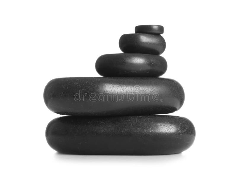 Stack of spa stones stock photo. Image of relax, rock - 130295572