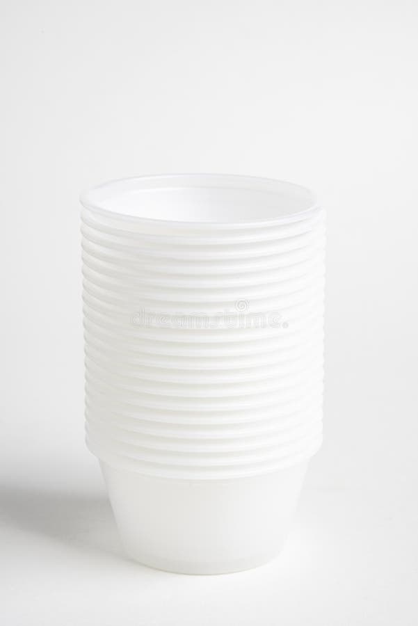 Stack of Specimen Plastic Container Stock Image - Image of medical ...