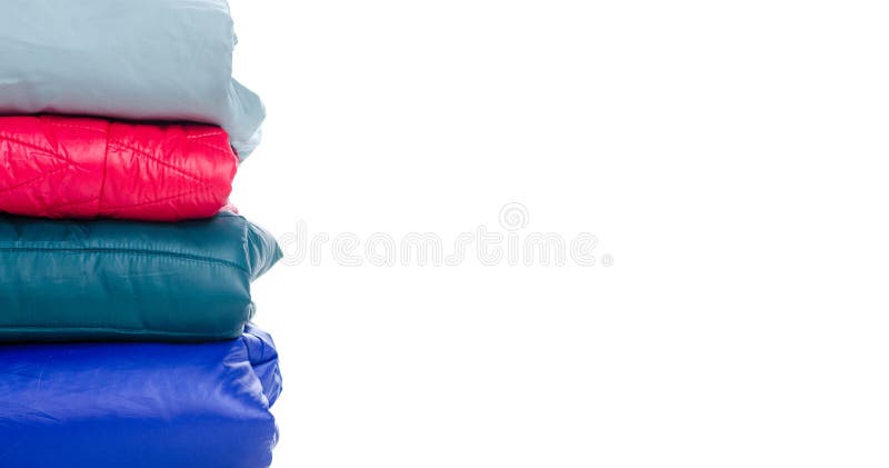 Stack Spring Autumn Color Jacket Stock Photo - Image of design, fashion ...