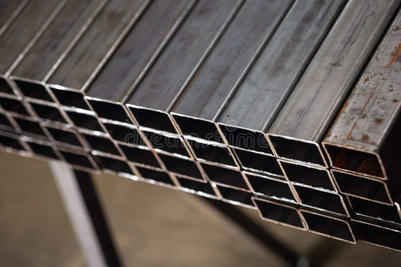 Stack? of Square? Metal Tubes? Profile or Pipes for Construction ...