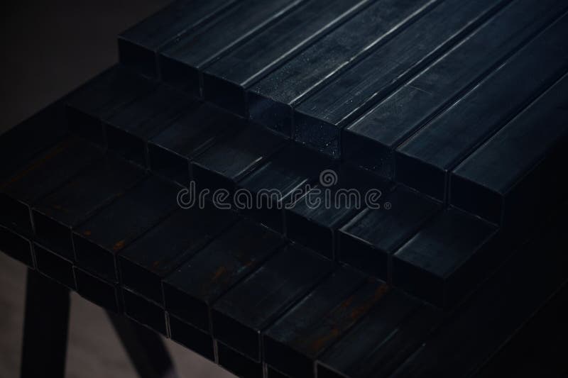 Stack? of Square? Metal Tubes? Profile or Pipes for Construction ...