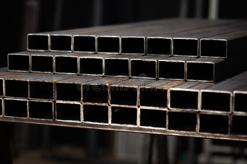 Stack? of Square? Metal Tubes? Profile or Pipes for Construction ...