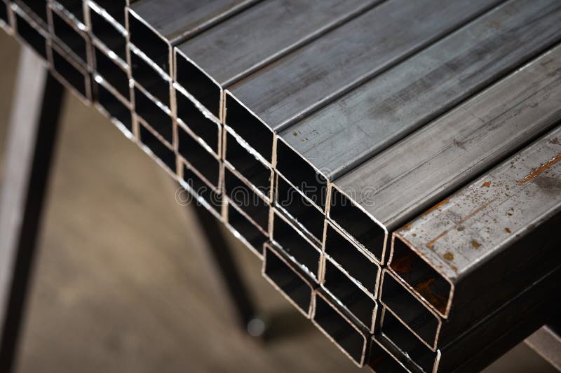 Stack? of Square? Steel Tubes? Profile or Pipes for Construction ...