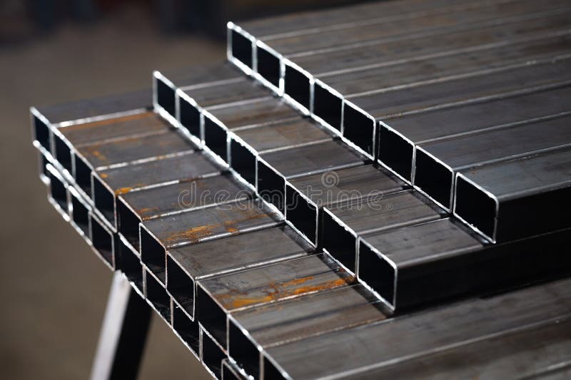 Stack? of Square? Steel Tubes? Profile or Pipes for Construction ...
