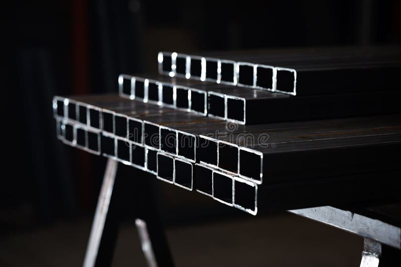 Stack? of Square? Steel Tubes? Profile or Pipes for Construction ...