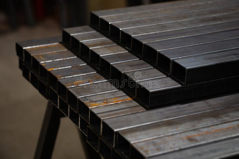 Stack? of Square? Steel Tubes? Profile or Pipes for Construction ...