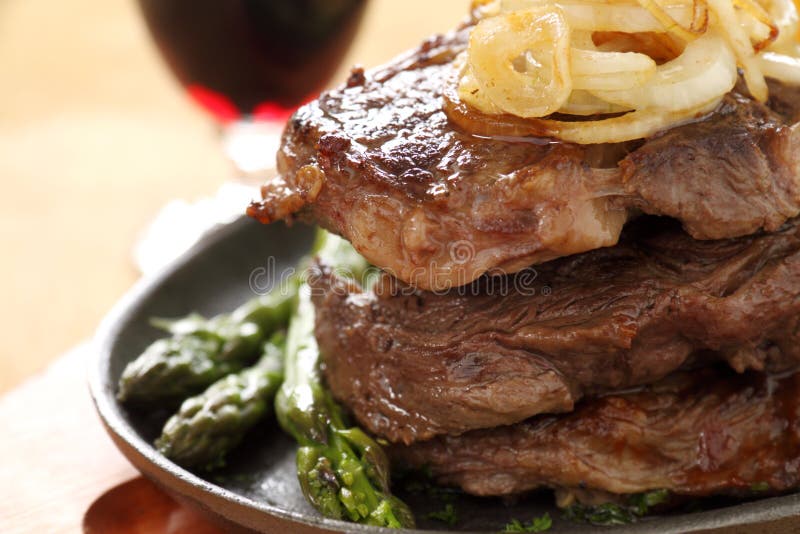 Stack of Steaks stock photo. Image of flavorful, natural - 23288802