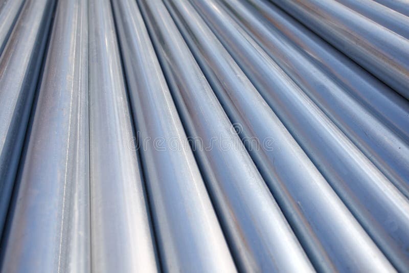 Stack of steel pipes stock photo. Image of texture, construction - 38279246
