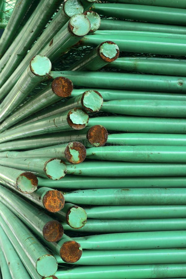 Stack of steel pipes stock image. Image of construction - 41572067